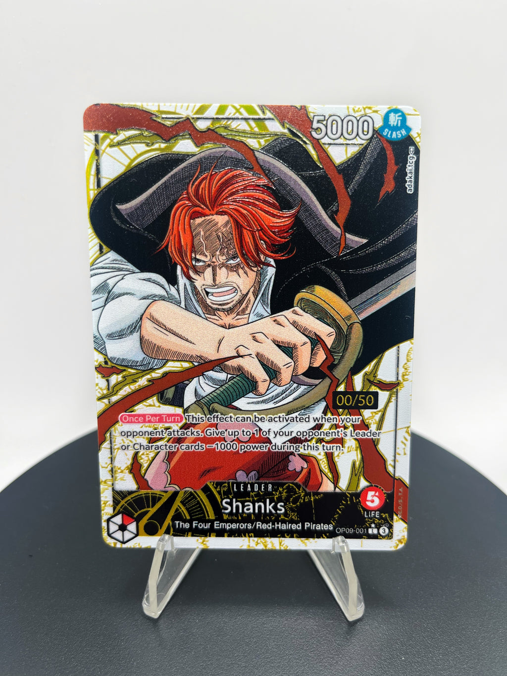 OP09 Shanks (SERIALIZED) Custom Art