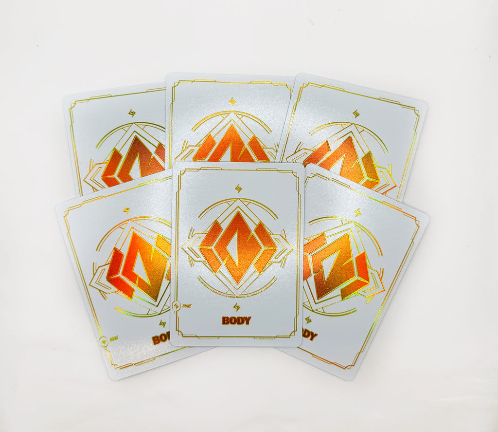 [RIFTBOUND] Premium Body Rune Card (6 CARD BUNDLE)