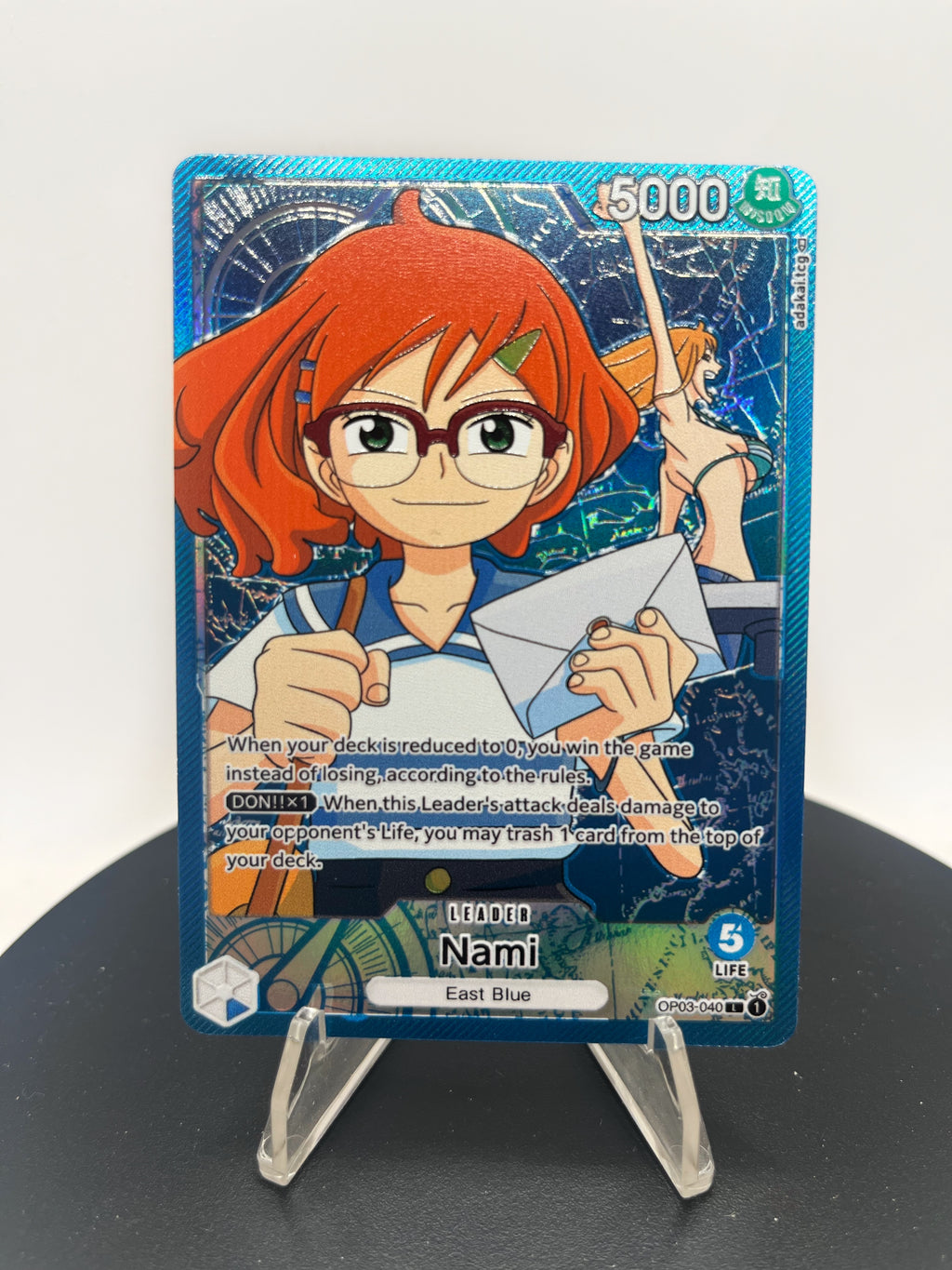 OP03 Nami (FAN LETTER) Custom Art