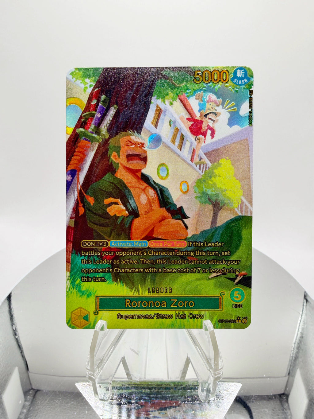 OP12 Roronoa Zoro “Naptime” (Artist: Rachel Elese) Custom Art