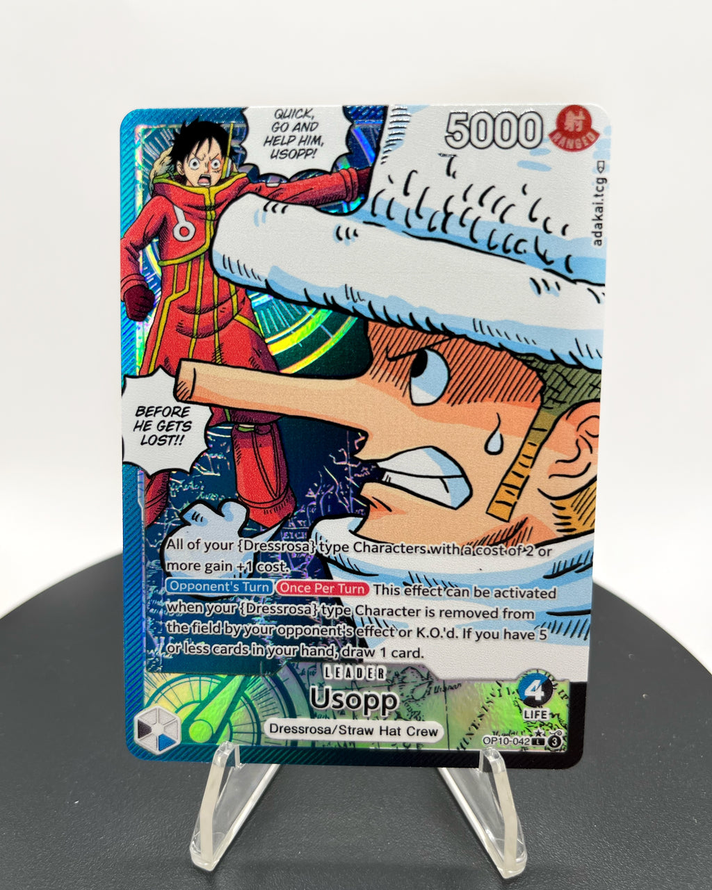 OP10 Usopp “IM NOT USOPP” (Collection Series) Custom Art