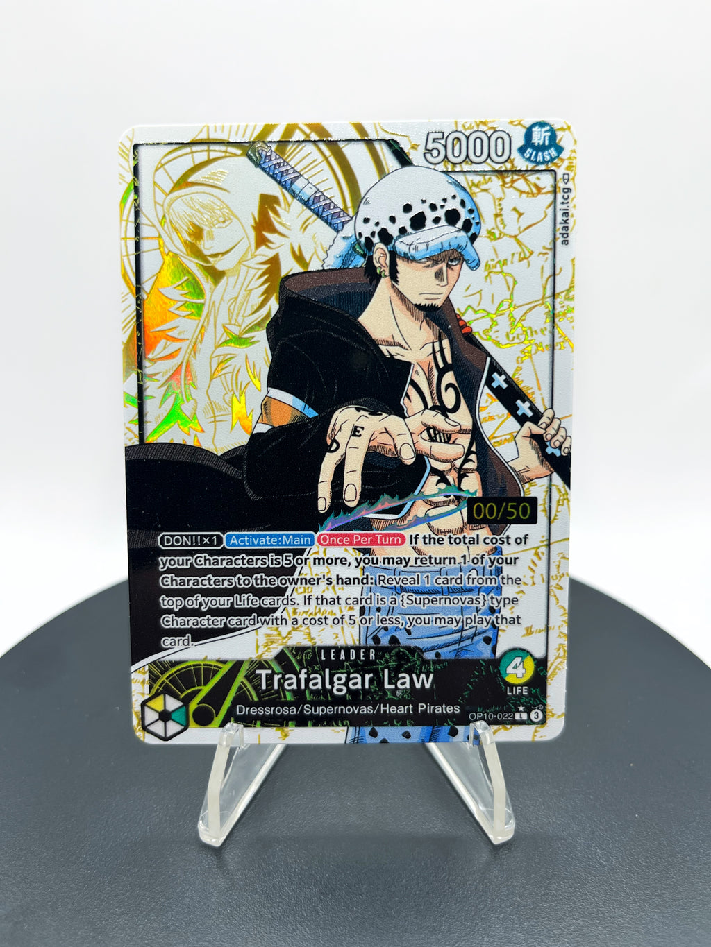 OP10 Trafalgar D. Law “Corazon” (SERIALIZED) Custom Art